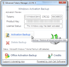 Ενεργοποίηση Windows 7 / Windows 8 μετά από Format με τη χρήση Token