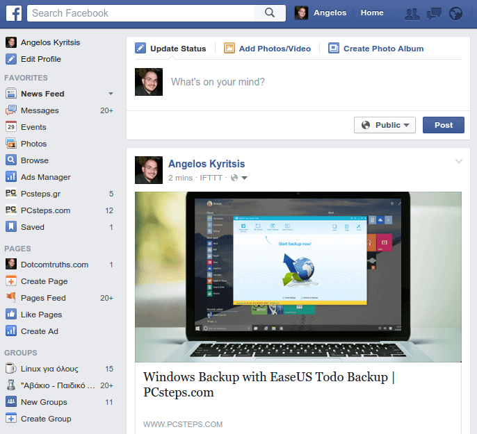 Συντομεύσεις Πληκτρολογίου στο Facebook | PCsteps.gr