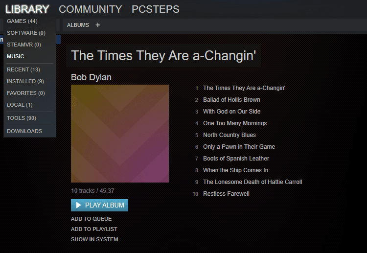 Steam Music - Η Αγαπημένη σας Μουσική στα Παιχνίδια σας | PCsteps.gr