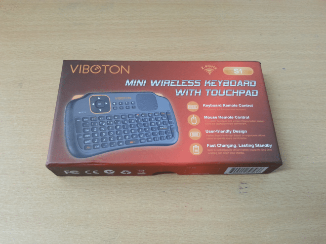 Παρουσίαση: Mini Wireless Keyboard/Touchpad Viboton S1 | PCsteps.gr