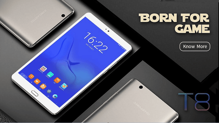 Ισχυρό Premium Tablet 8,4'' 2Κ 4GB/64GB, Android 7.0, Fingerprint | PCsteps.gr