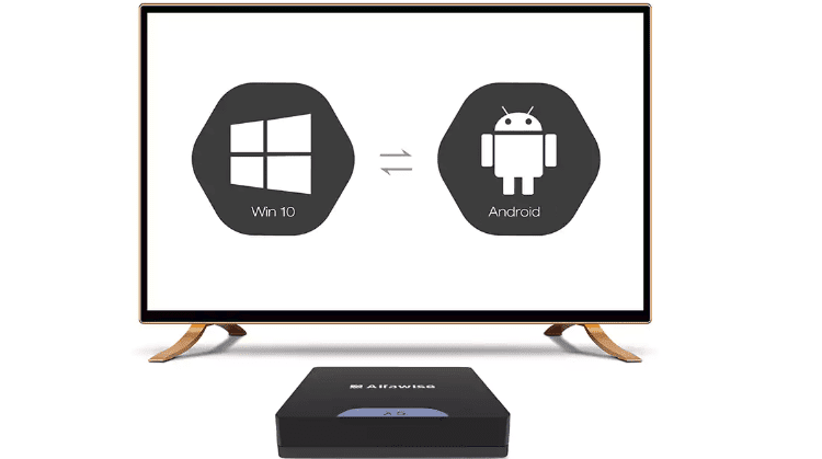 TV Box-Mini PC Win 10 + Android 2GΒ/32GB/USB 3.0, Χωρίς τελωνείο | PCsteps.gr