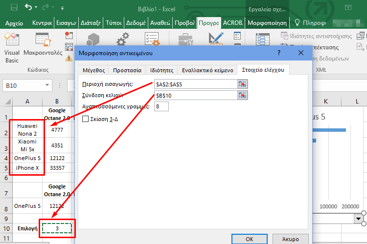 Πώς Φτιάχνω Δυναμικές Γραφικές Παραστάσεις Αυτόματα Στο Excel | PCsteps.gr