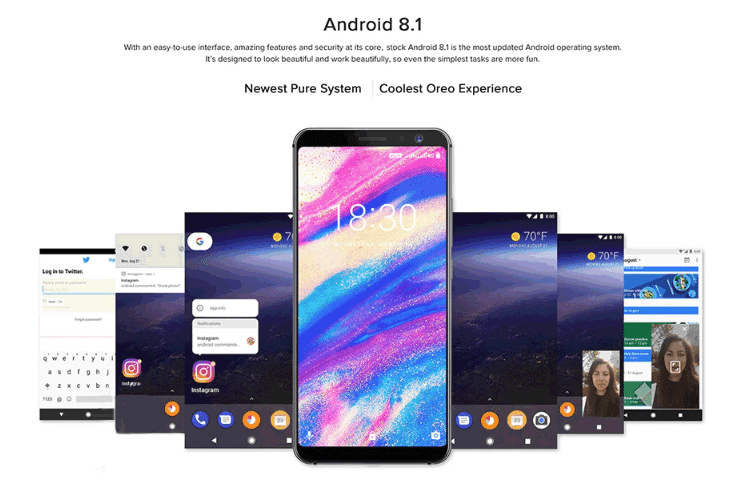 Νέο 4G VFM 5.5'' Android 8.1, 3GB Χωρίς Τελωνείο €82.07 | PCsteps.gr