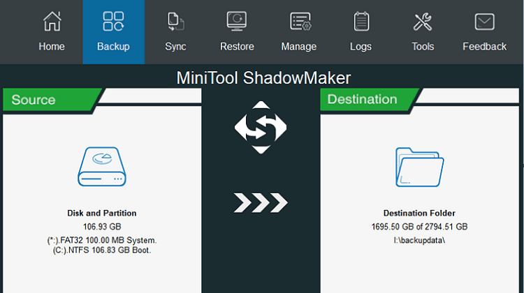 MiniTool ShadowMaker Review: Δωρεάν Αντίγραφα Ασφαλείας | PCsteps.gr