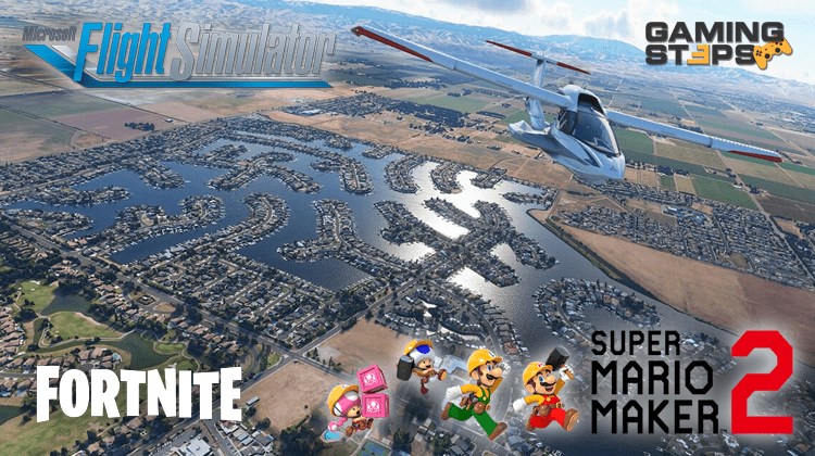 Flight Simulator 2020, Fortnite Android, Super Mario Maker 2 | PCsteps.gr