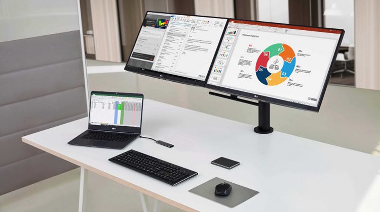 Η νέα σειρά οθονών LG Ergo Dual αποτελεί την ιδανική επιλογή σε όλους τους χώρους εργασίας ...